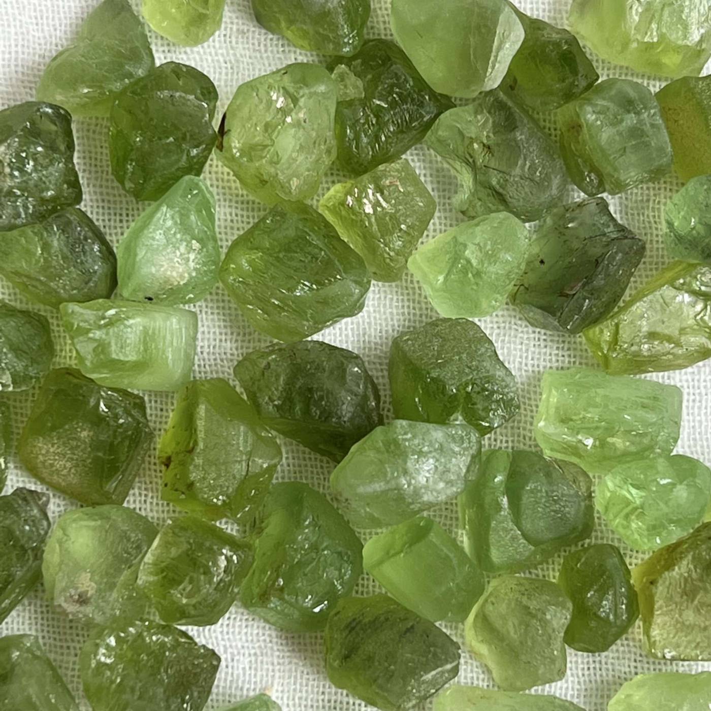Natural, Uncut, Vivid Green Peridot - The Hidden Gem